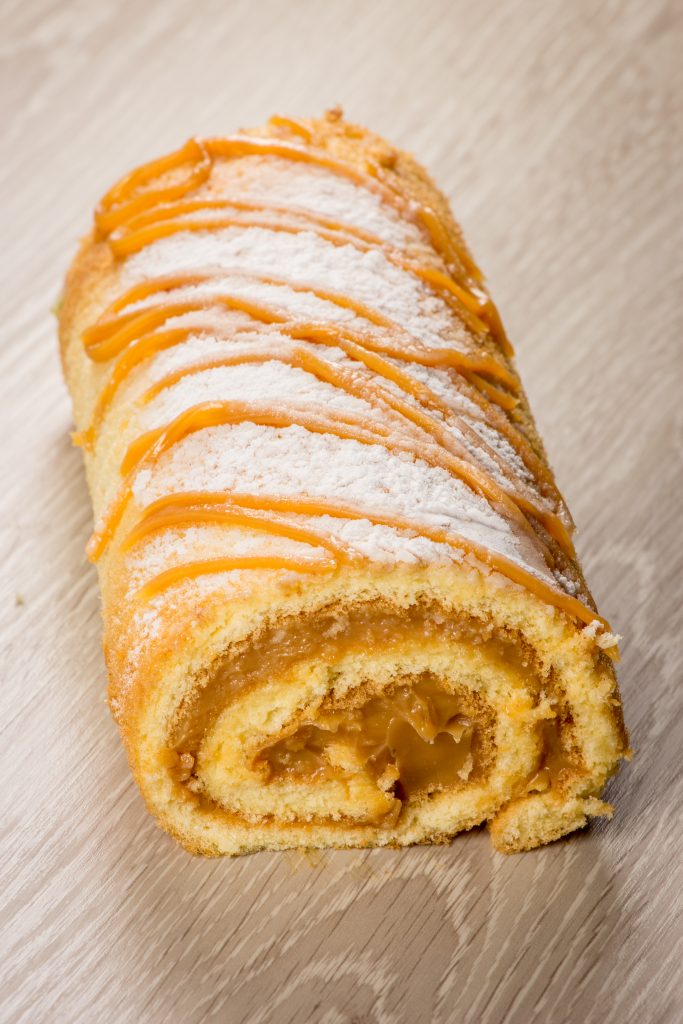 Rocambole de Doce de Leite | Encomenda Salgadinhos Mooca | Padaria ...